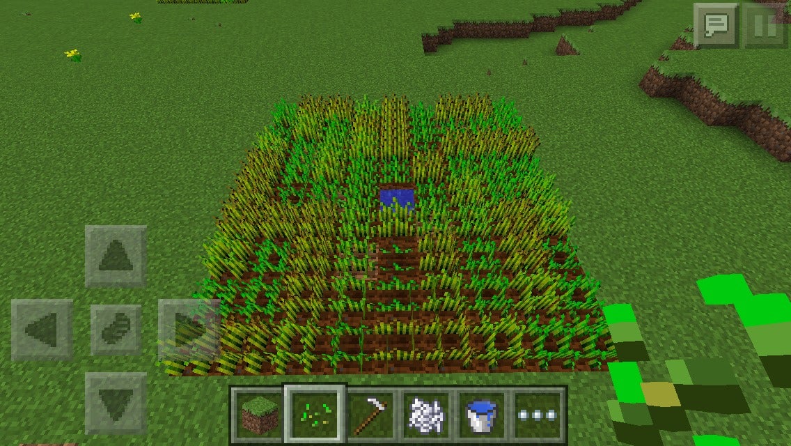 Minecraft Pe Wheat Farm : 5 Steps - Instructables