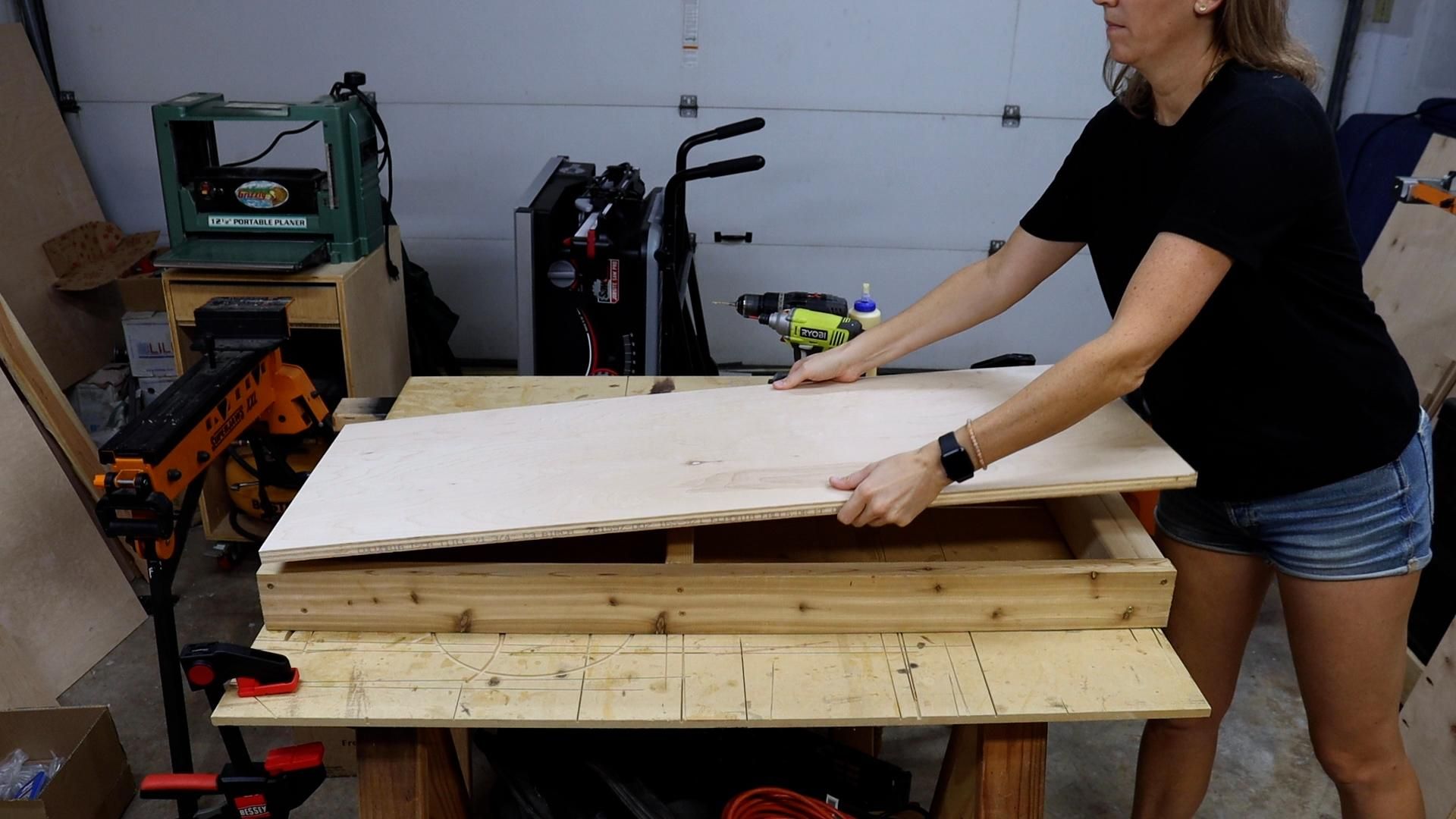 DIY Mobile Plywood and Lumber Storage Cart | Only 1 Sheet of Plywood ...
