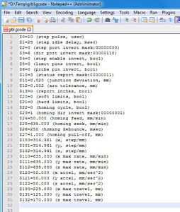 Flash All Your GRBL Config Settings at Once. : 6 Steps - Instructables