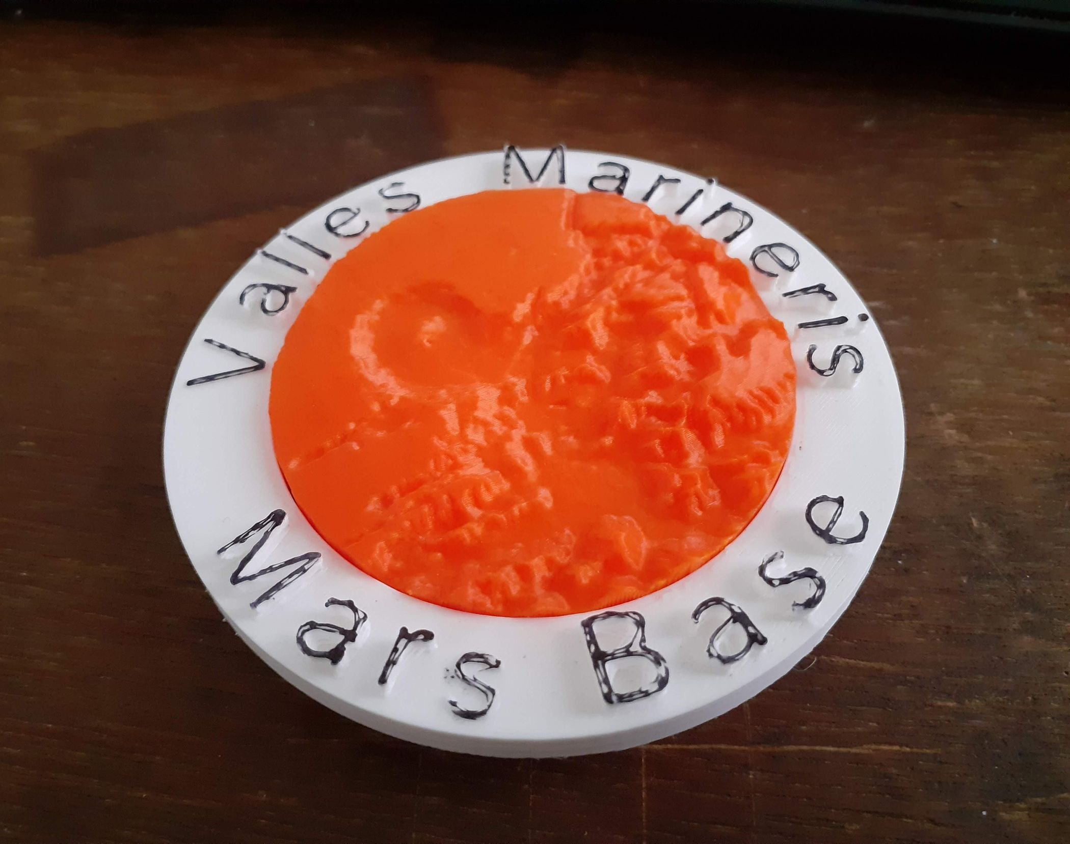Valles Marineris: Mars Base Badge : 8 Steps (with Pictures) - Instructables