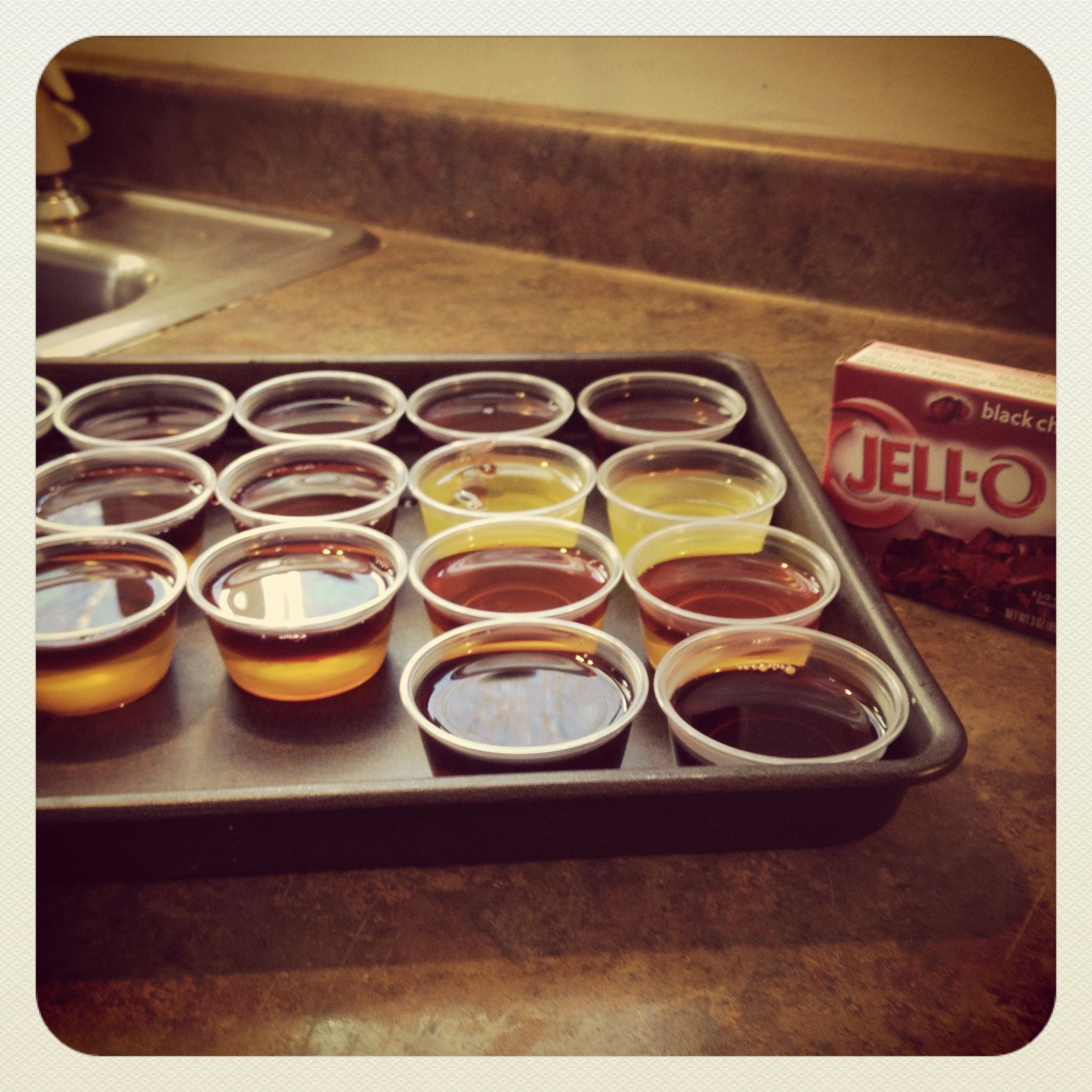Layered Jello Shots - Caribbean Gold : 4 Steps (with Pictures ...