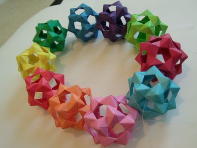 30 Unit PHiZZ Ball (modular Origami) : 3 Steps (with Pictures ...