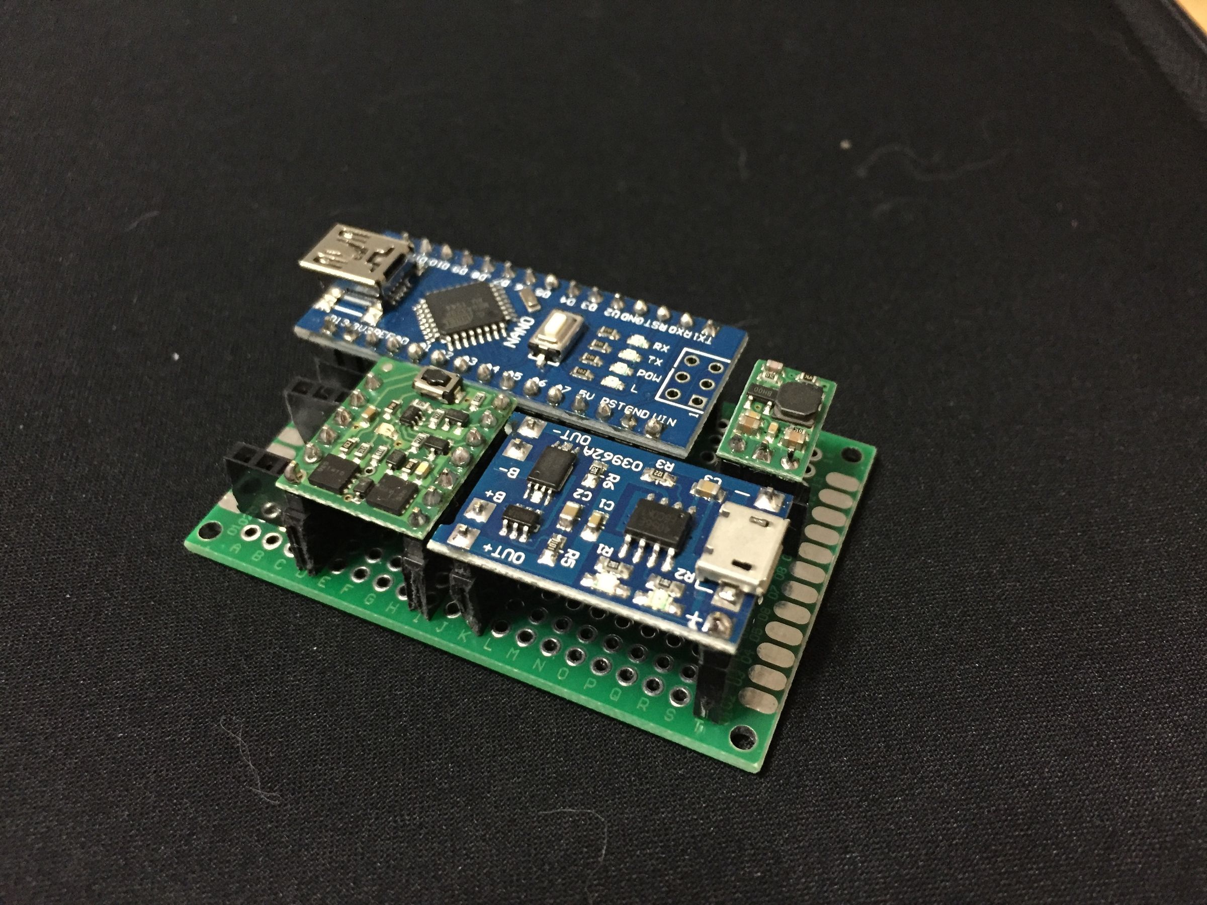 Small Footprint Arduino Nano With USB Charging Circuit (Li Ion or LIPO ...
