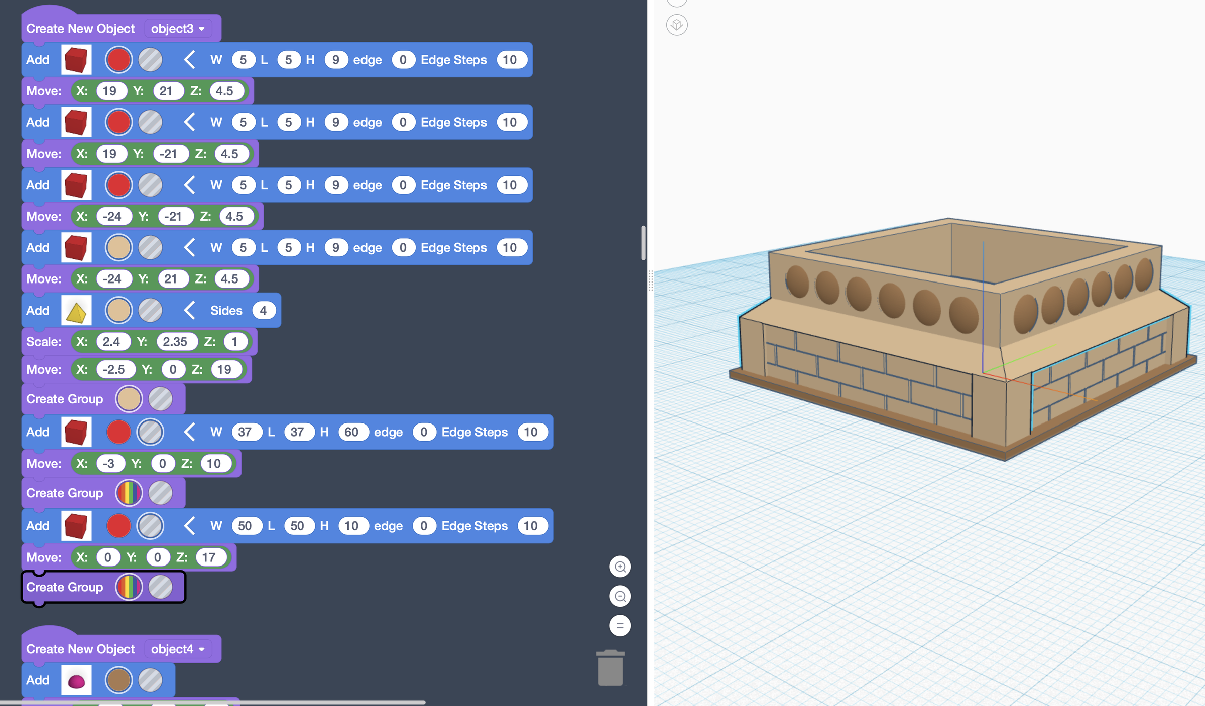 Castle Planter (with Tinkercad Code Blocks) : 25 Steps (with Pictures ...