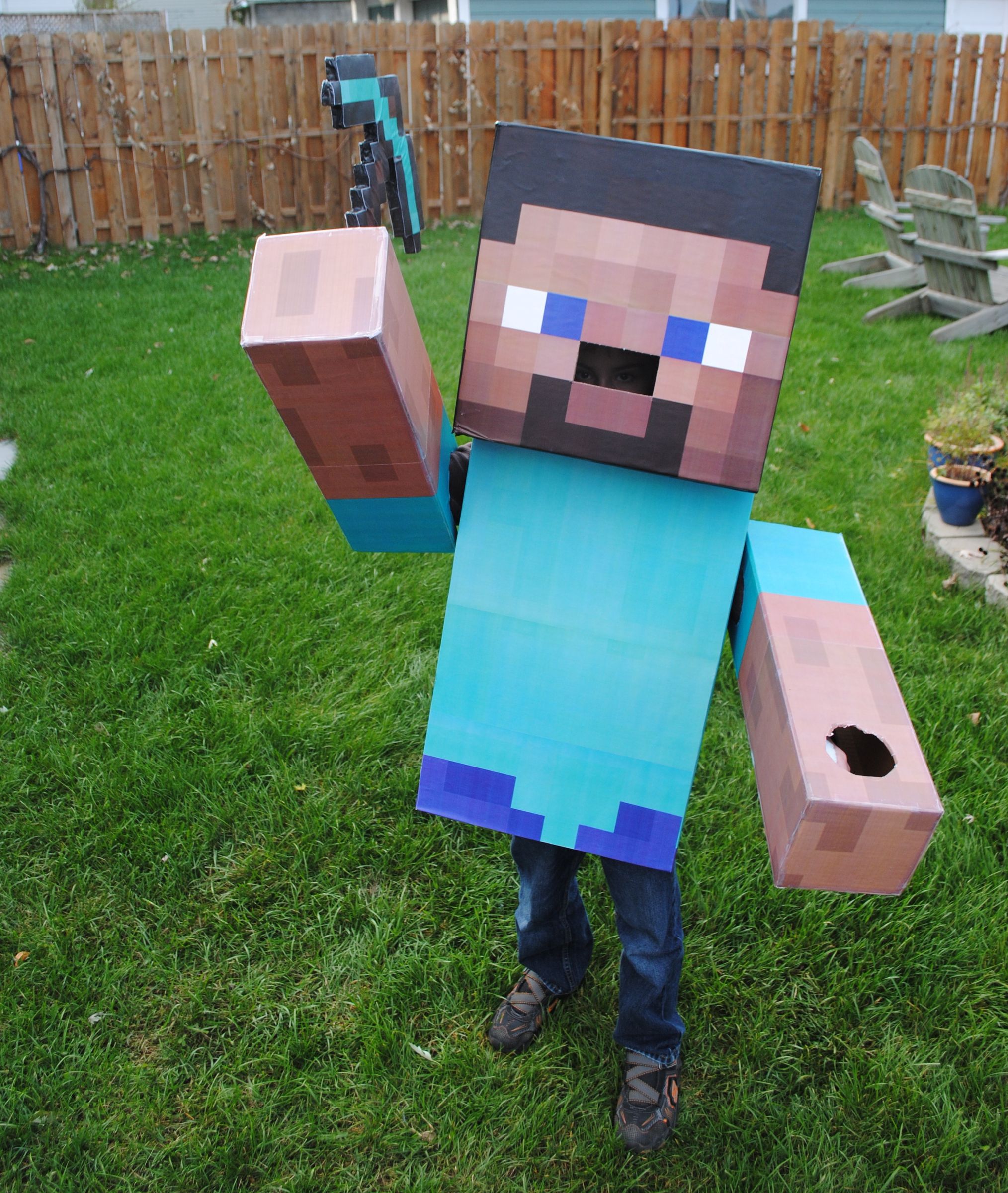 Minecraft Steve Costume : 6 Steps (with Pictures) - Instructables