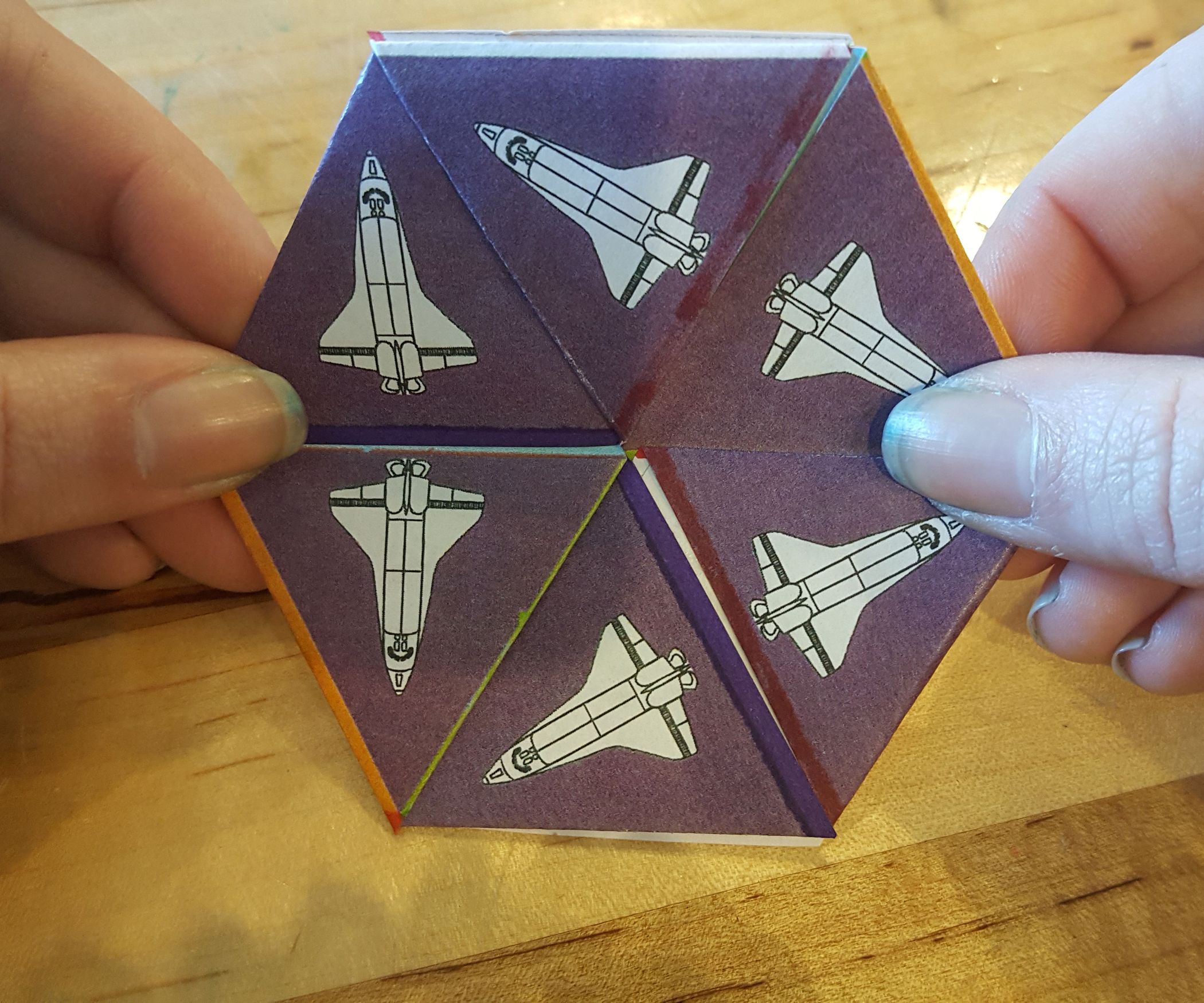 Hexaflexagon Free Pattern _ Hexaflexagons : 18 Steps (with Pictures) – JVTP