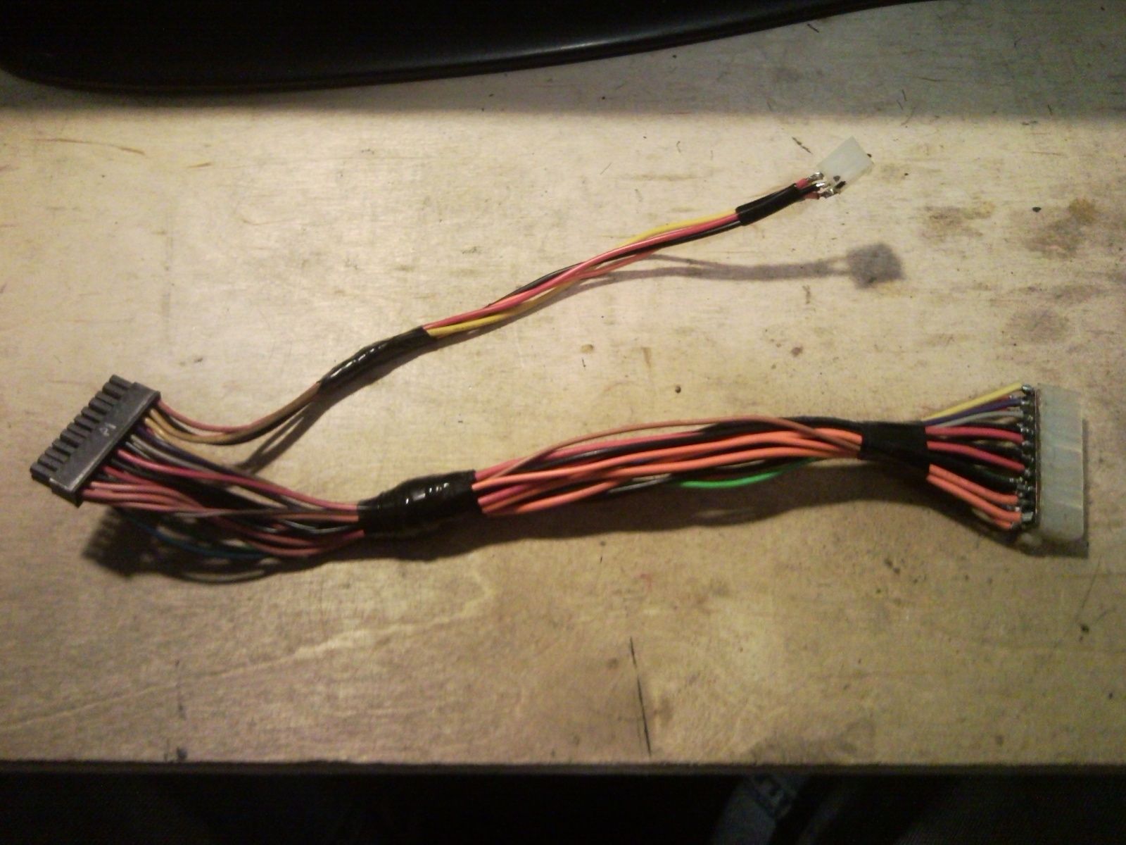 Making a PSU Power Cable for a Micro ATX MB to Fit Into a Normal Size ...