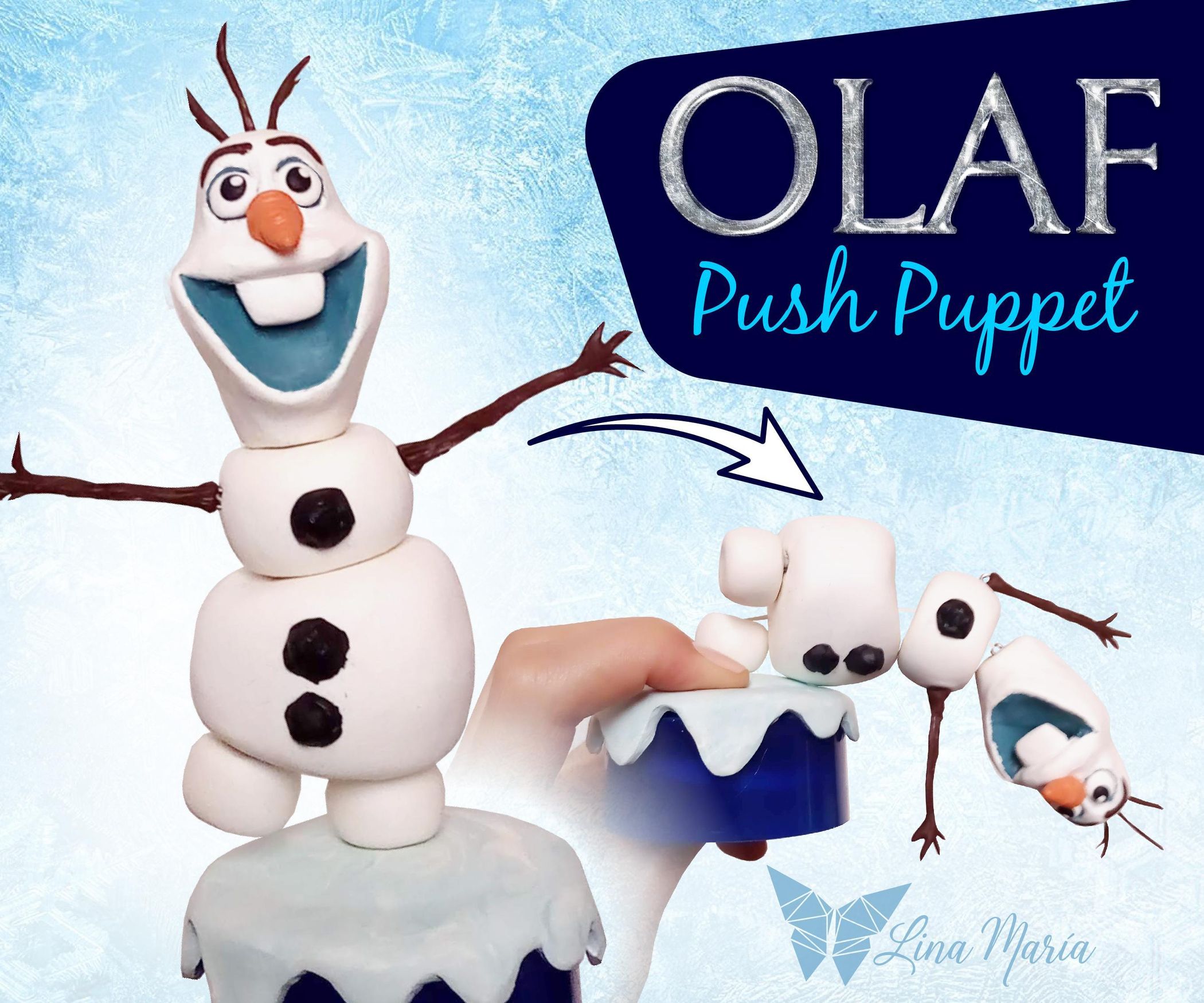 Melting OLAF - Push Puppet (FROZEN) : 21 Steps (with Pictures ...