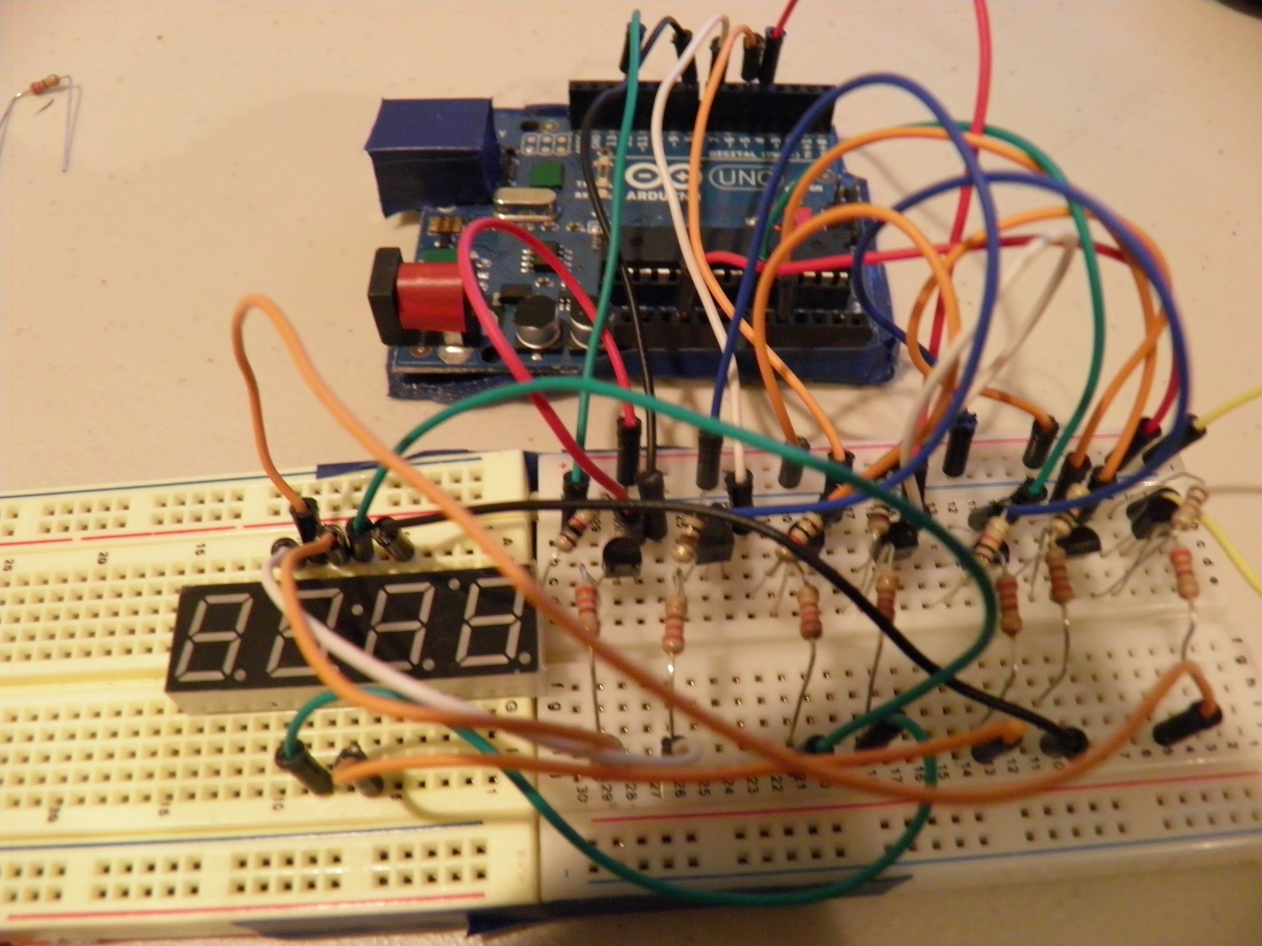 TimeDuino- 7 Segment Arduino Clock (No Shift Registers Needed!) : 14 ...