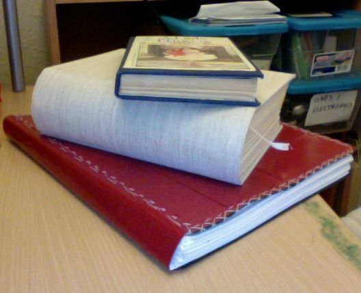 How to Bind a Paperback Into a Hardback (single Sheet Binding) : 6 ...