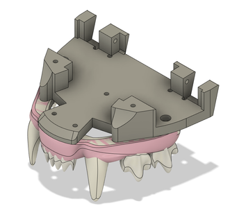 Simple Animatronic Mouth Using 3D Printing, Arduino and Python : 4 ...