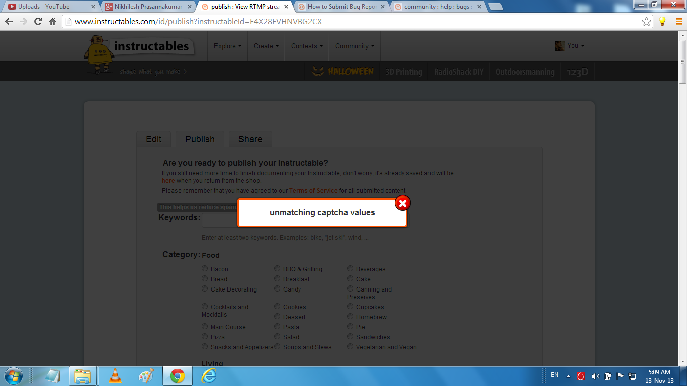 Fix Recaptcha Errors On Instructables 4 Steps Instructables 3045