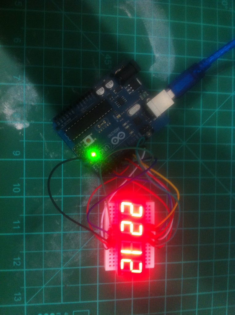 Arduino 4 Digit 7 Segment Display Instructables