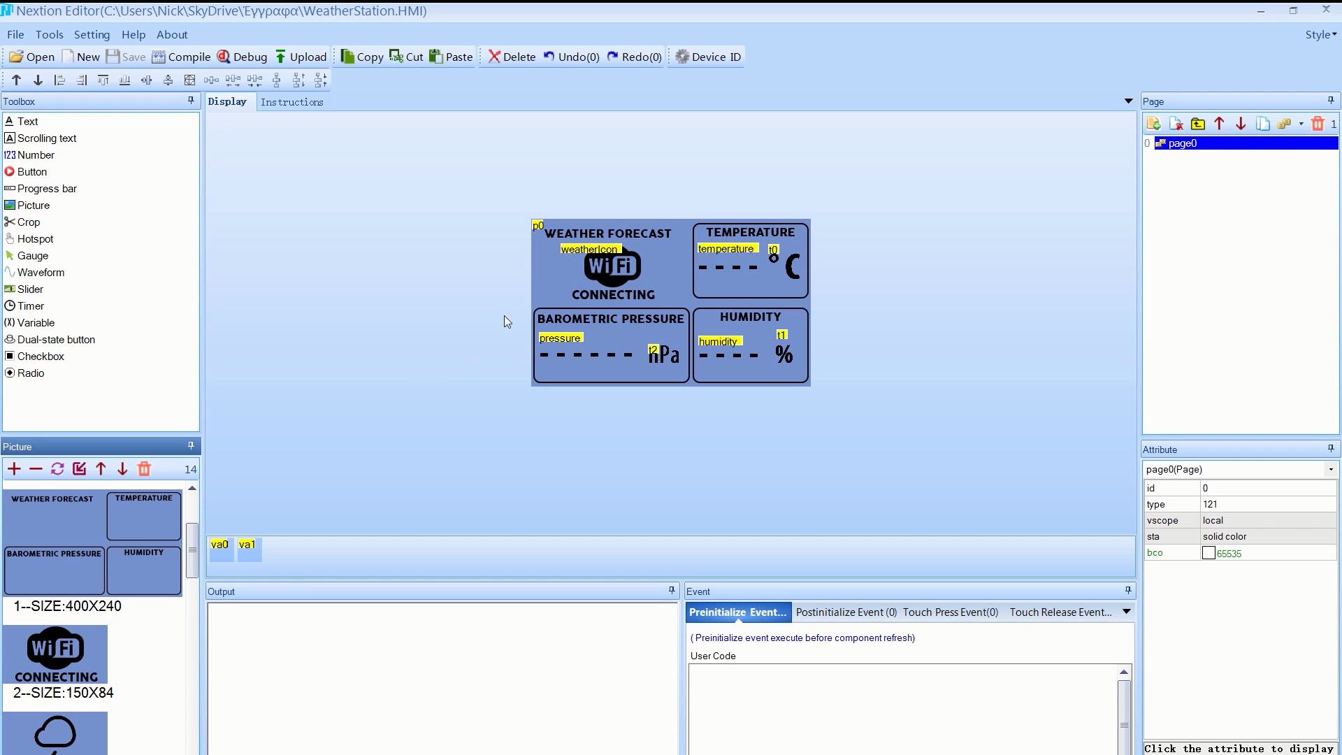ESP32 WiFi Weather Station With a BME280 Sensor : 7 Steps (with ...