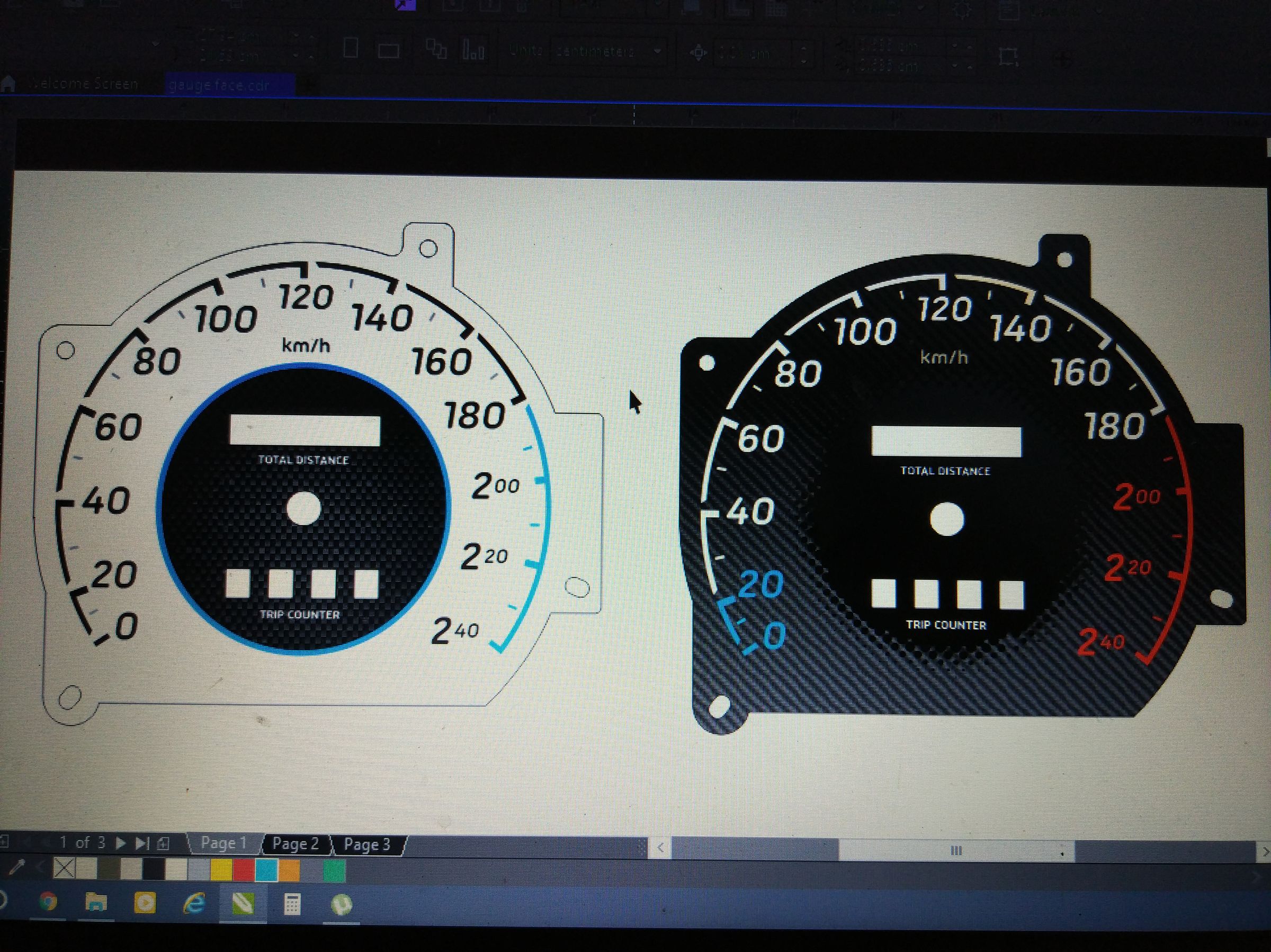 Customized Car Instrument Cluster Gauge Face : 10 Steps (with Pictures ...