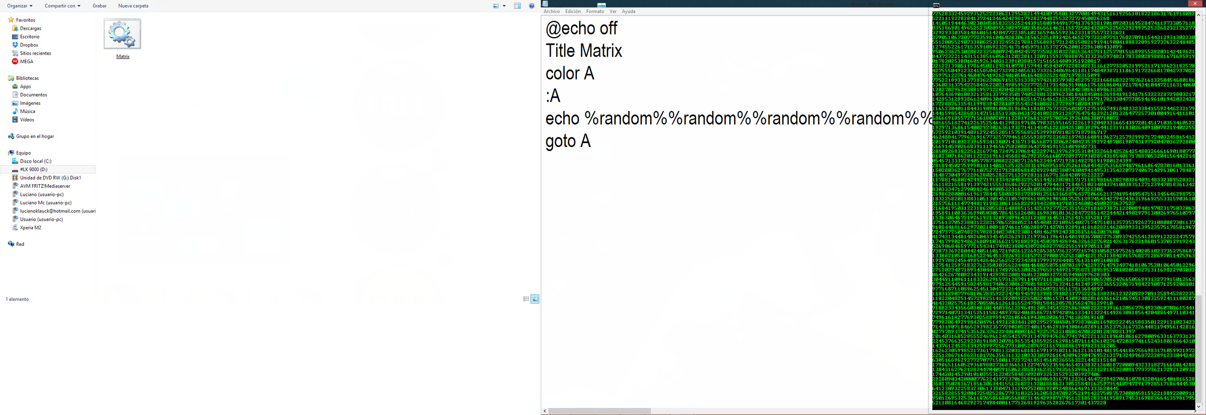 Matrix on Cmd (.bat) - Instructables