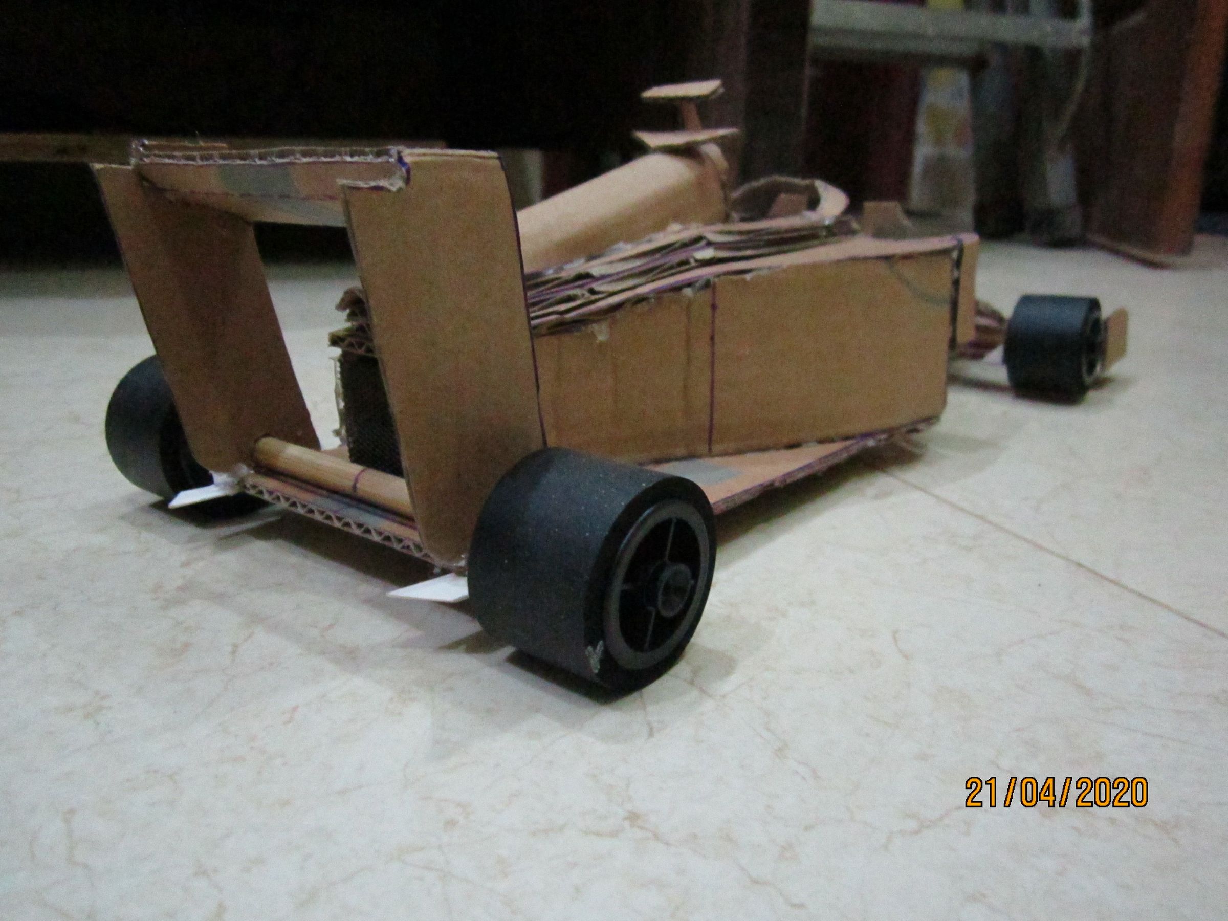 DIY Cardboard Formula 1 Car Model : 4 Steps - Instructables