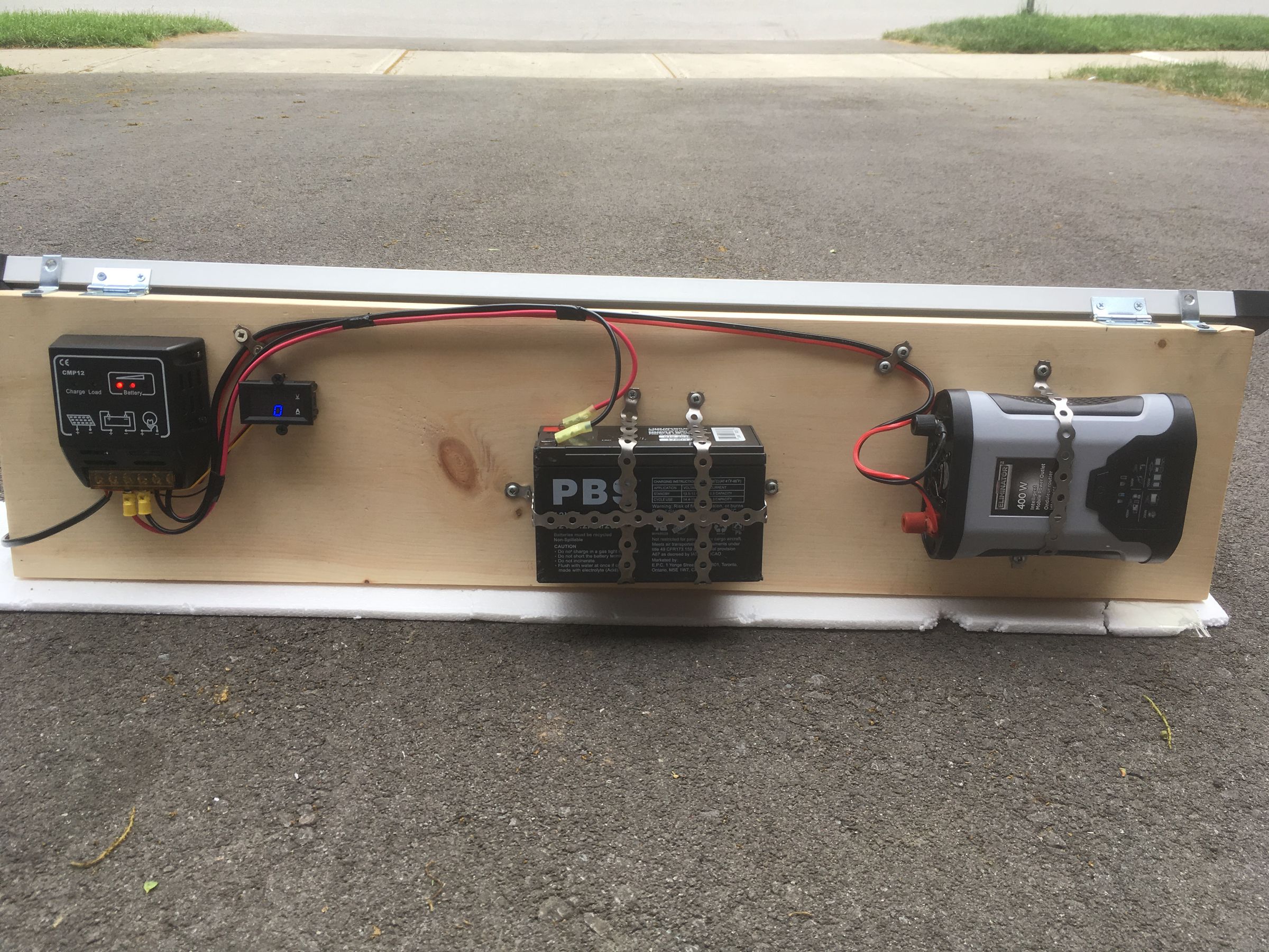 Portable Low Cost DIY Solar Panel Setup : 4 Steps (with Pictures ...