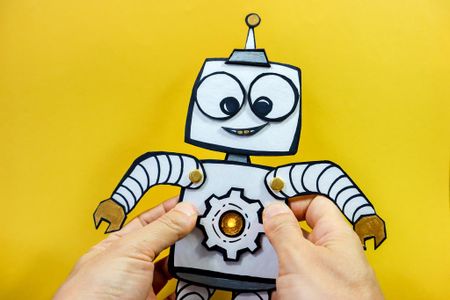 Light-Up Chipboard Robot Toy : 10 Steps (with Pictures) - Instructables