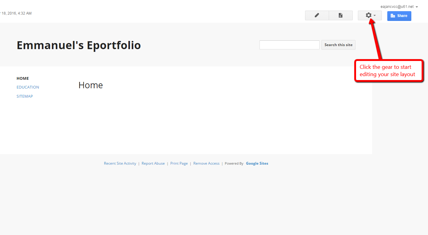 Eportfolio With Google Sites : 8 Steps - Instructables