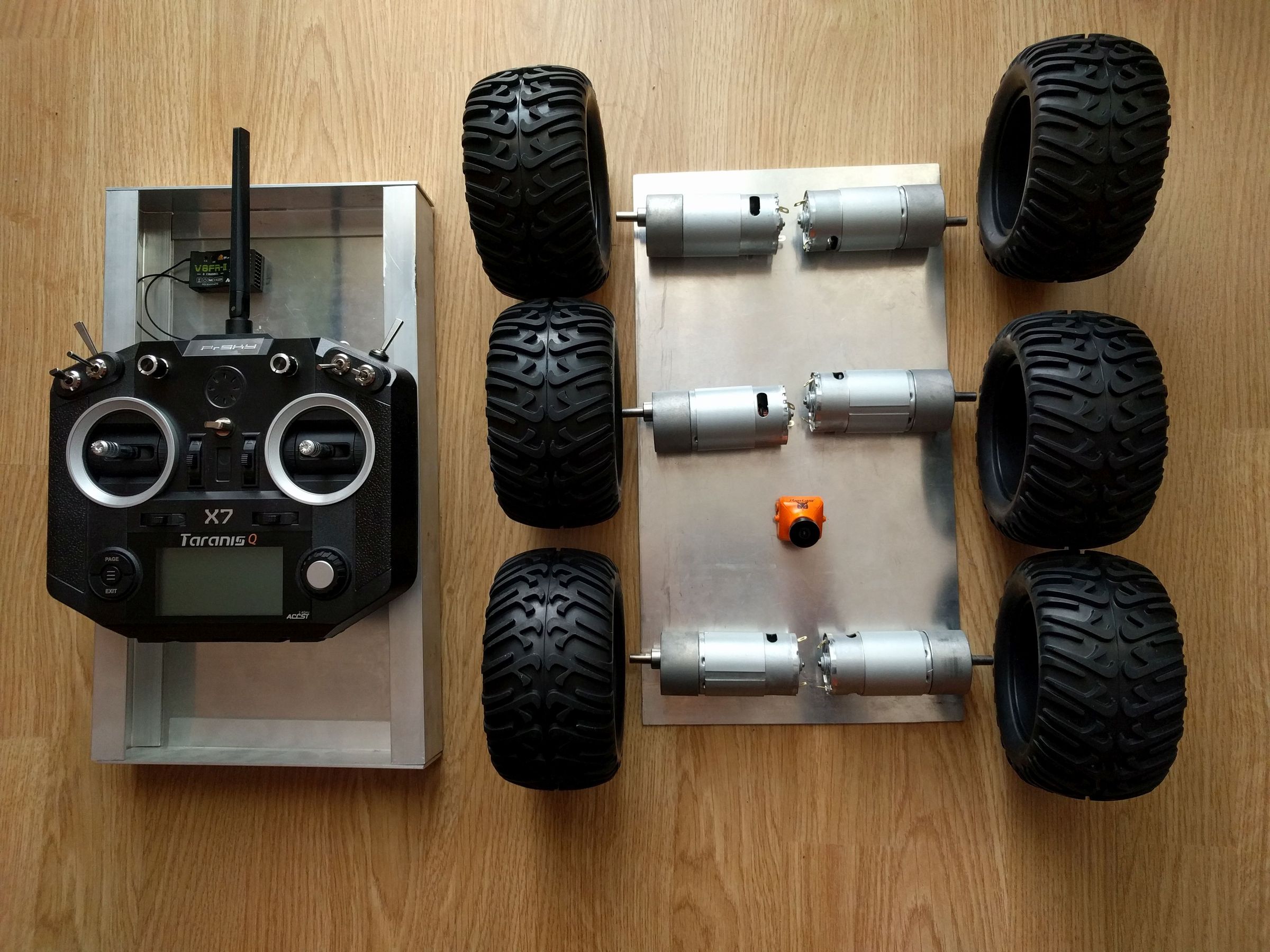 Remote Controlled 6WD All Terrain Robot : 10 Steps (with Pictures ...