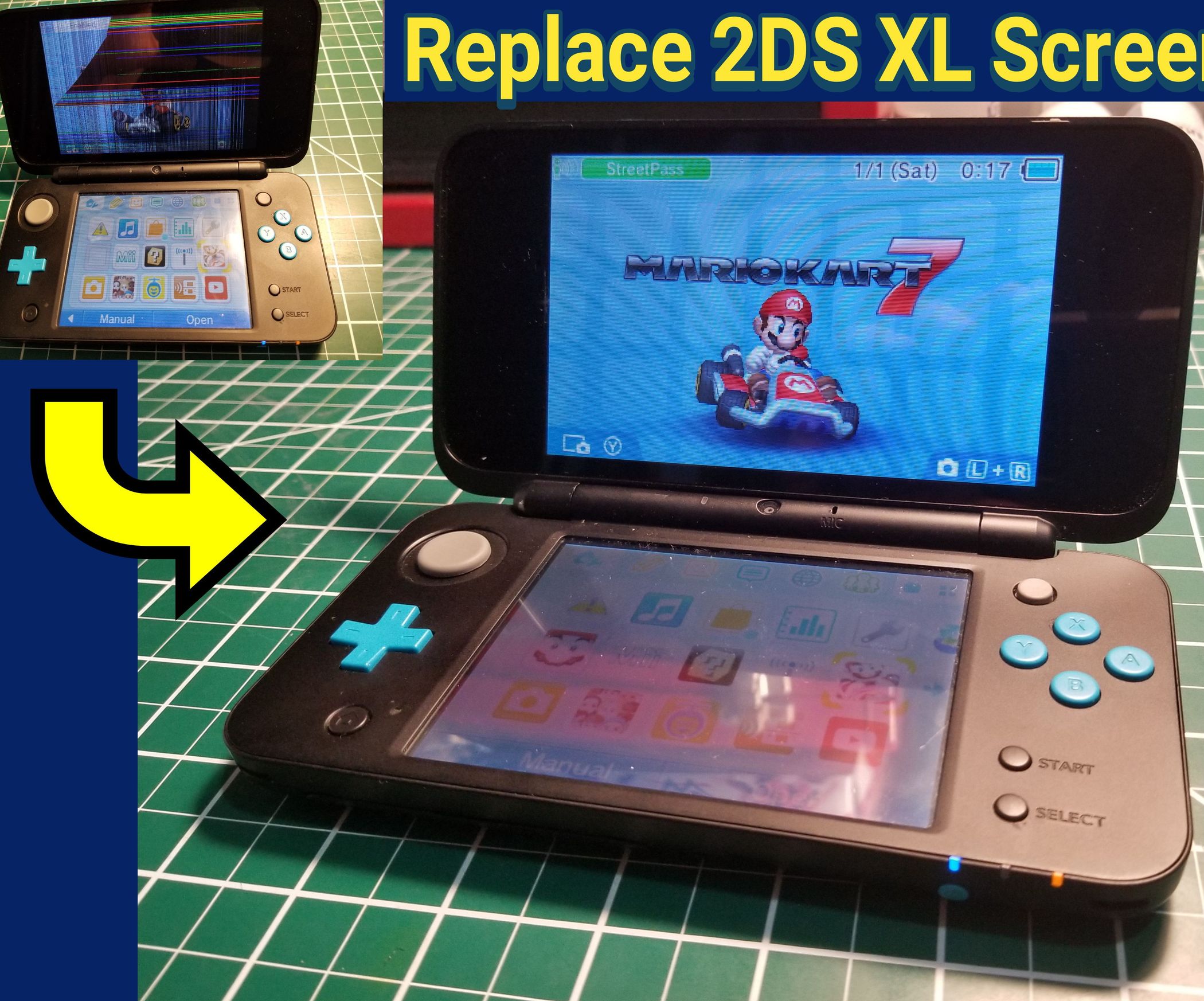 Replace Upper Screen for Nintendo 2DS XL : 15 Steps - Instructables