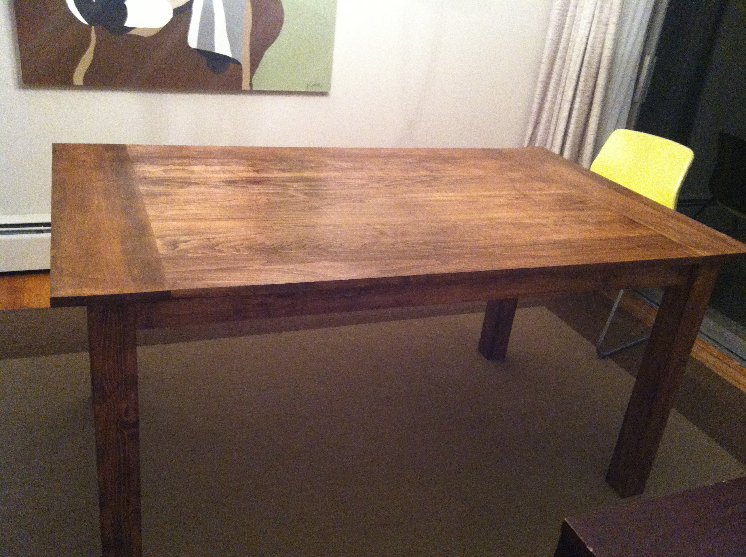 Make a Farmhouse or Parsons Style Table : 7 Steps (with Pictures ...