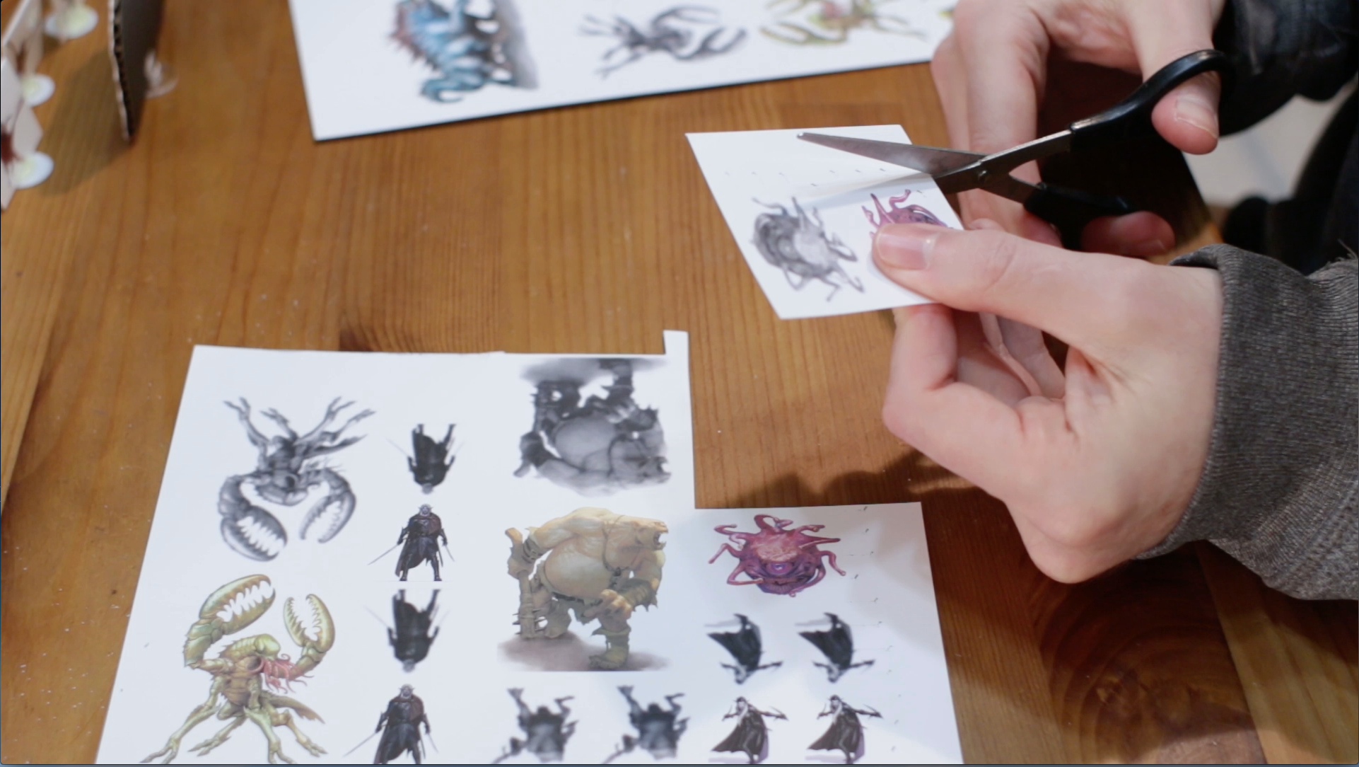 Dungeons and Dragons Paper Miniatures (Pathfinder, Warhammer, Etc ...