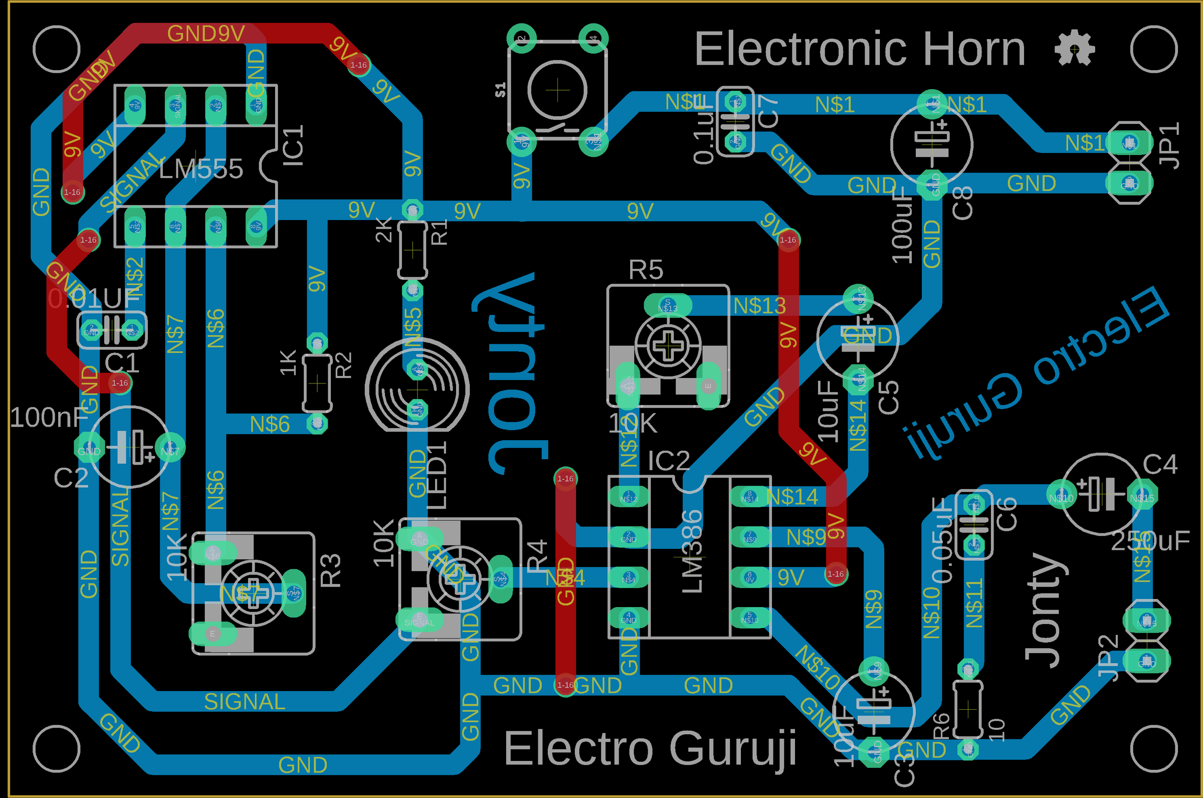Electronic Loud Horn Using 555 Timer : 9 Steps (with Pictures ...