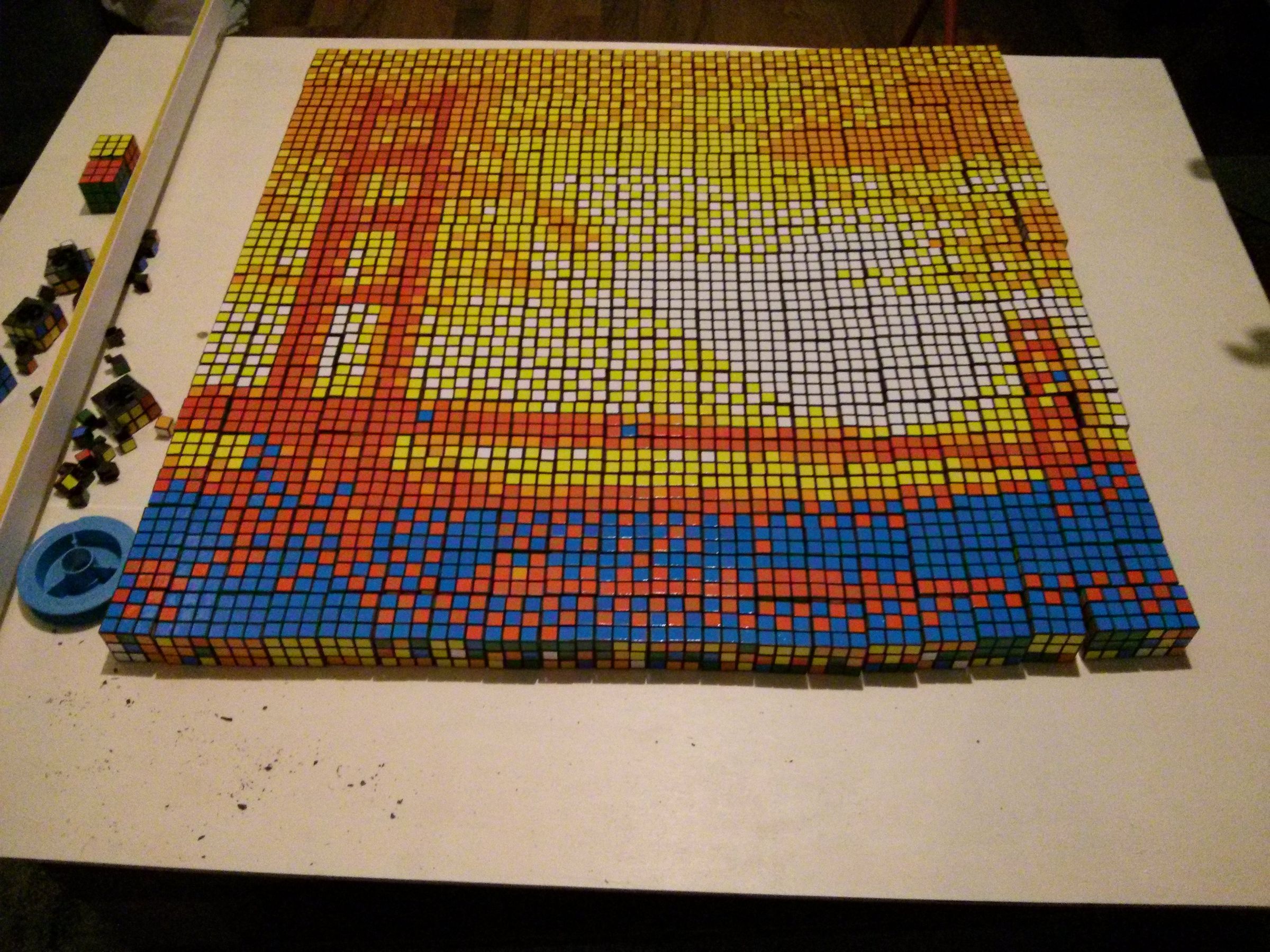 Rubik's Cube Mosaic : 5 Steps (with Pictures) - Instructables