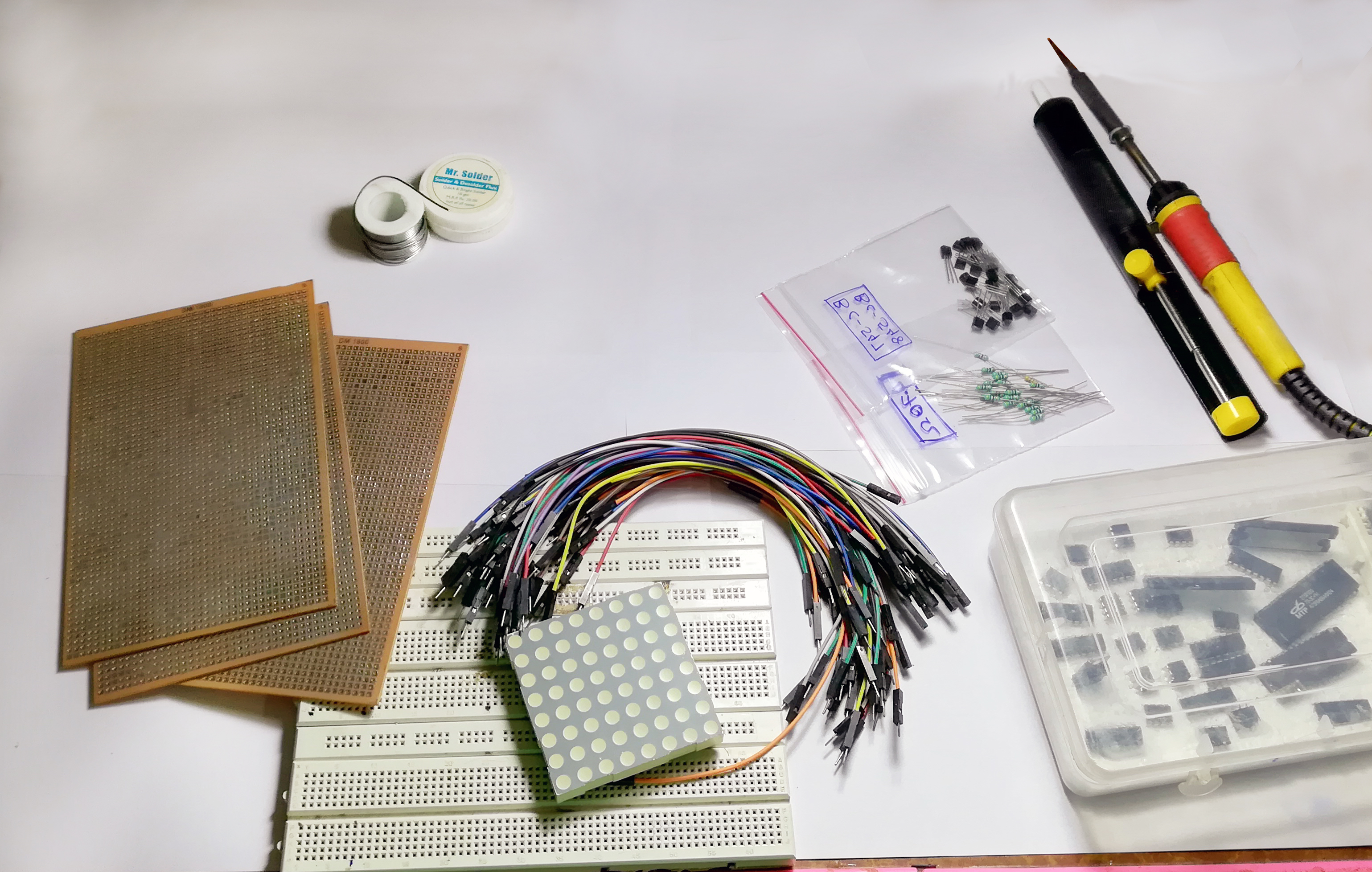 48 X 8 Scrolling LED Matrix Display Using Arduino and Shift Registers. : 6 Steps (with Pictures ...