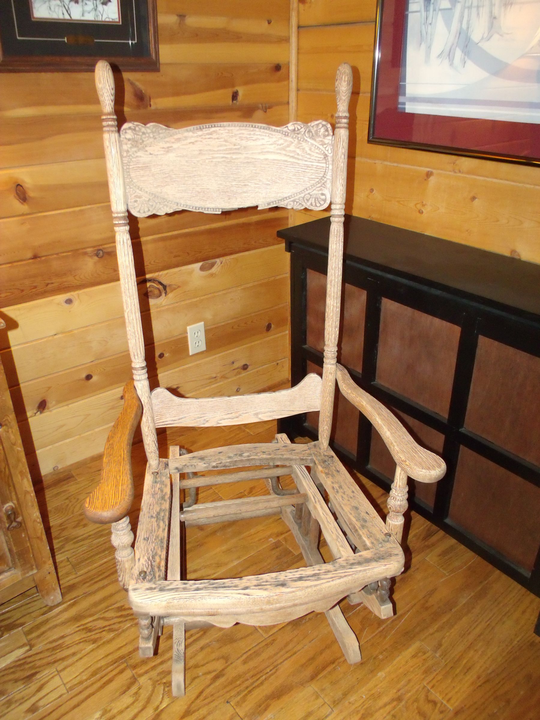 Restoration: 1878 Platform Glider Rocking Chair : 10 Steps (with ...