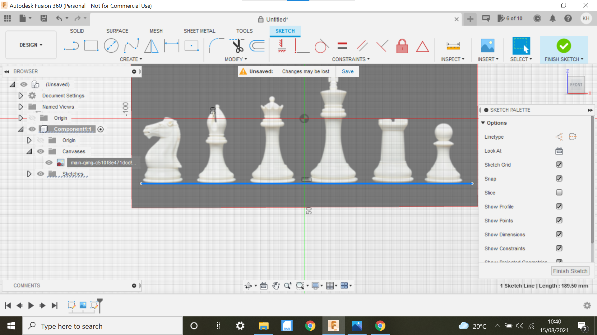 Chess Pieces 3D Printed Designed With Fusion 360 : 4 Steps (with ...
