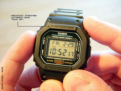 How to Convert a Plain G-Shock DW-5600 to a Negative Display : 8 Steps ...