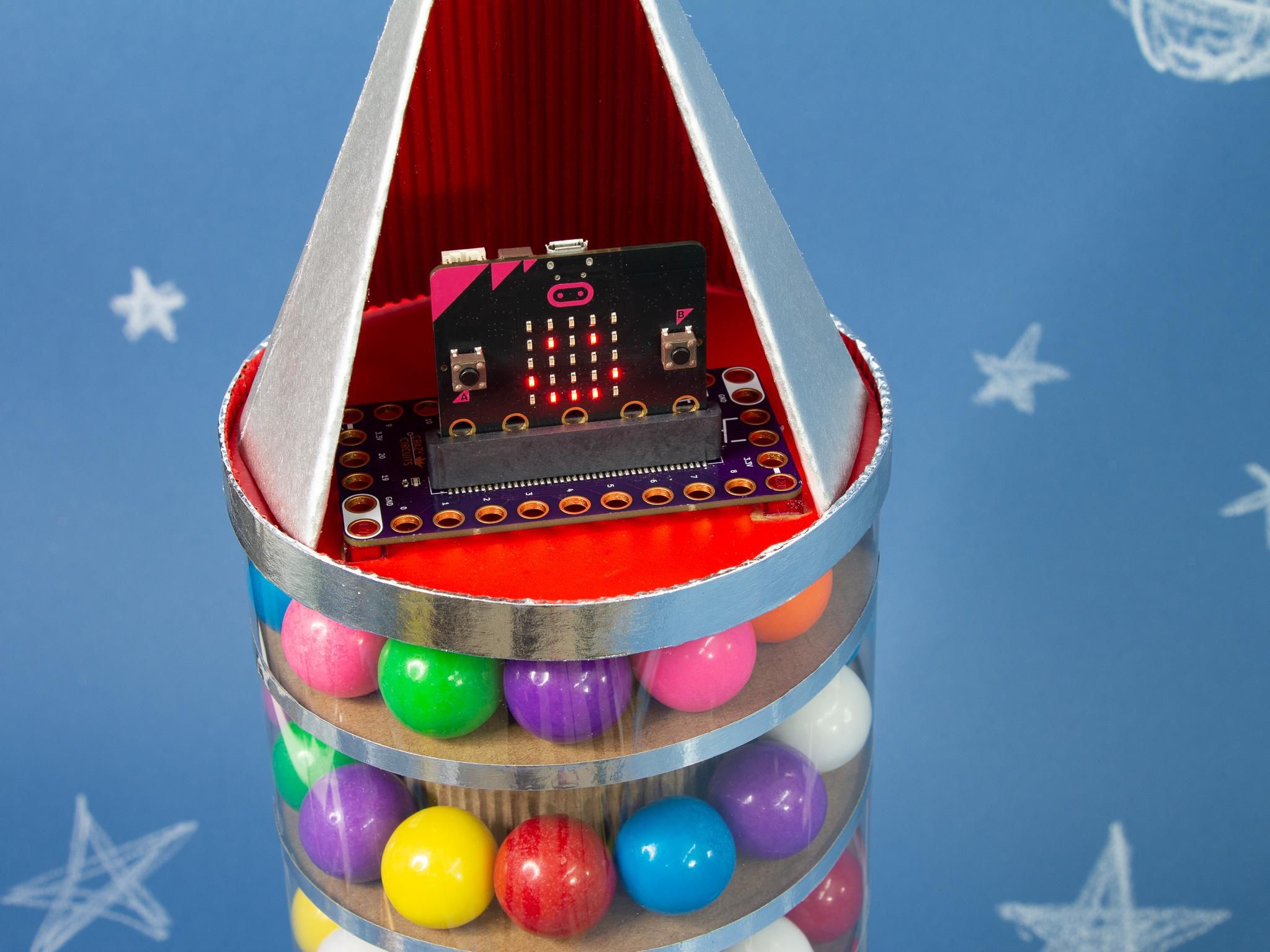 Hands-Free Cardboard Gumball Machine : 18 Steps (with Pictures ...