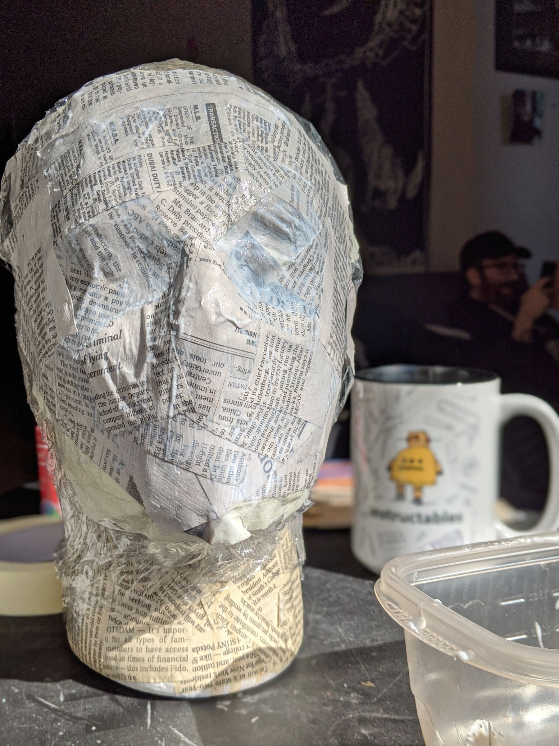 Paper Mache Mask : 11 Steps (with Pictures) - Instructables