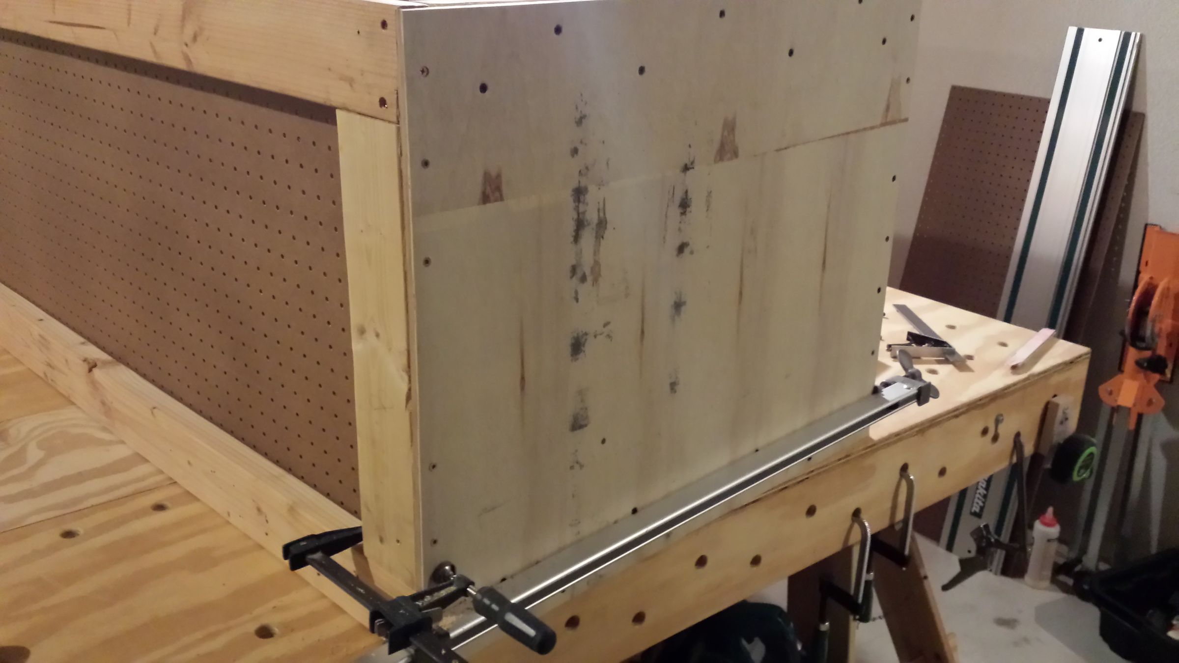 Workshop Mobile Storage Unit With Adjustable Shelving : 5 Steps ...