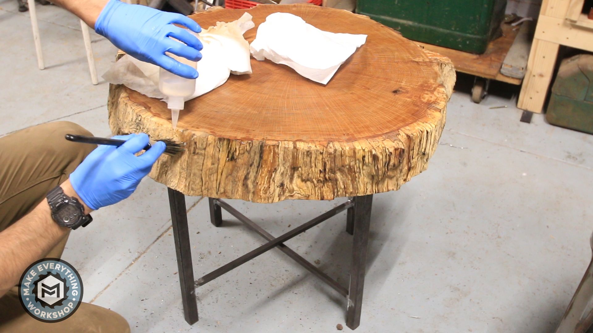 How To: Log Slice Side Table : 15 Steps (with Pictures) - Instructables