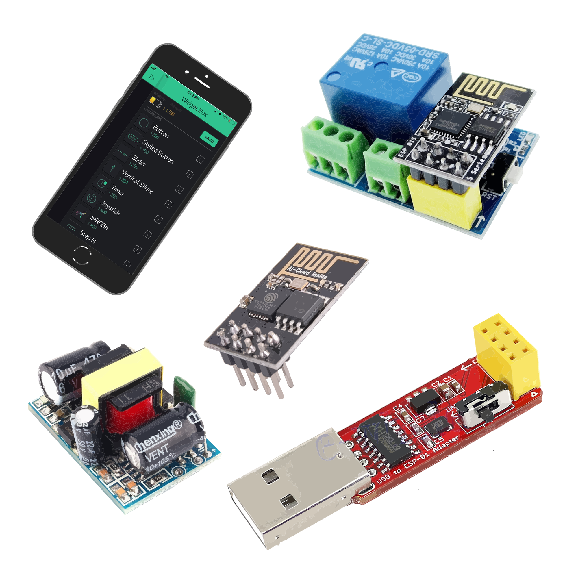 Arduino Tutorial - BLYNK Styled Button and ESP-01 Relay Module : 3 ...