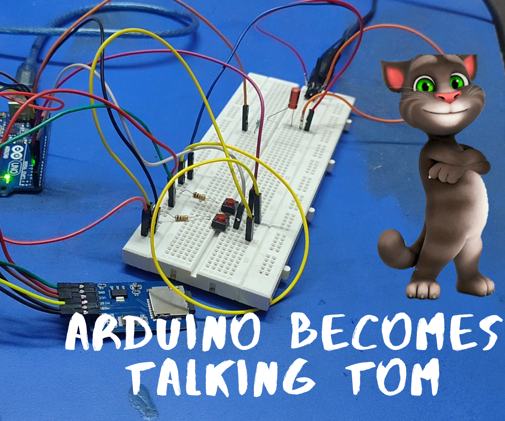 arduino becomes talking tom DIY Project - Step-by-Step DIY Project ...