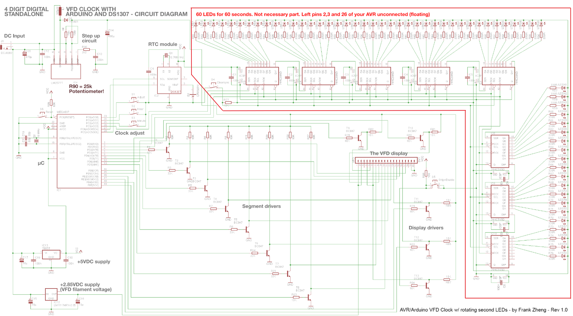 Arduino Vfd Display Clock Tutorial A Guide To Vfd Displays 10 Steps