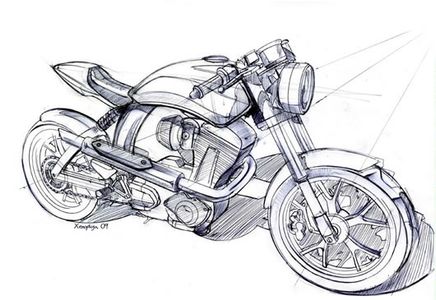 How to Design and Create a Scale Motorcycle Model : 15 Steps (with ...