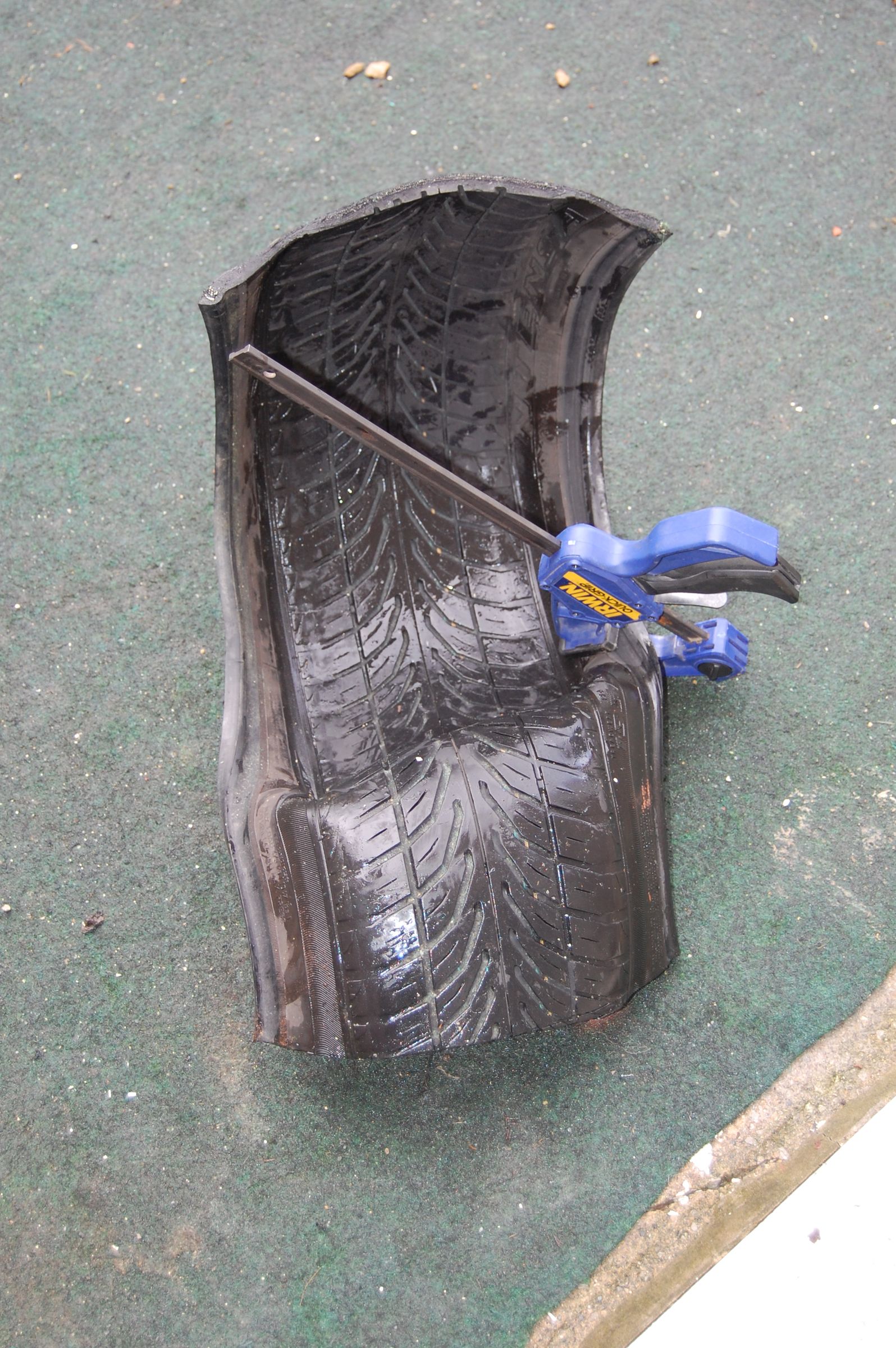 Outside Table From a Car Tyre (tire) : 5 Steps (with Pictures ...