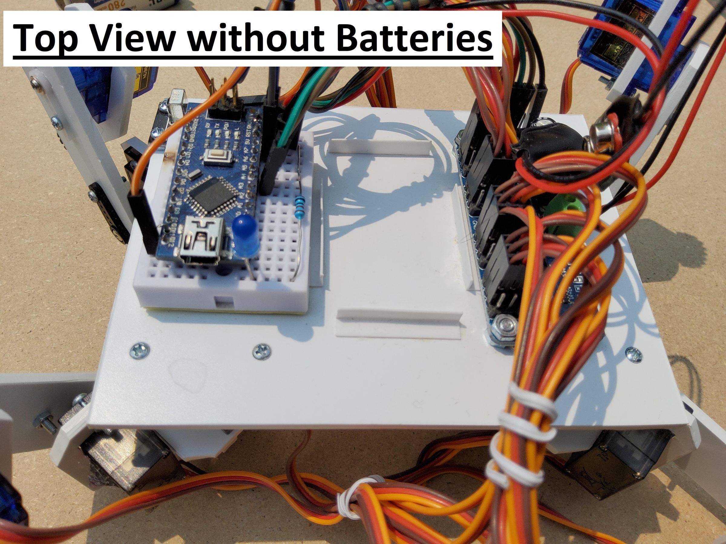Arduino Quadruped Robot: Walks, Skims & Grips : 13 Steps (with Pictures ...