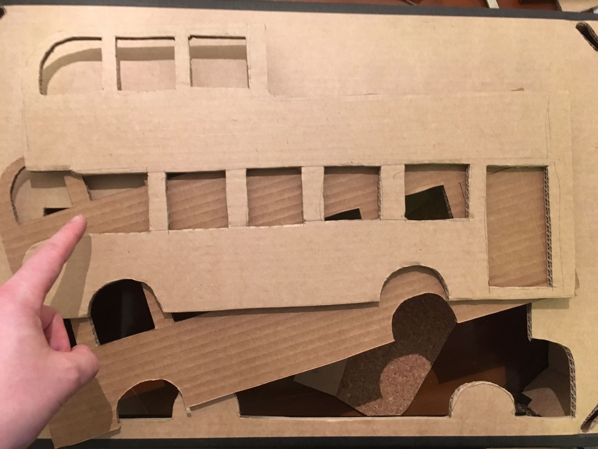 Cardboard Box Bus - for a Toy Ride : 16 Steps (with Pictures ...