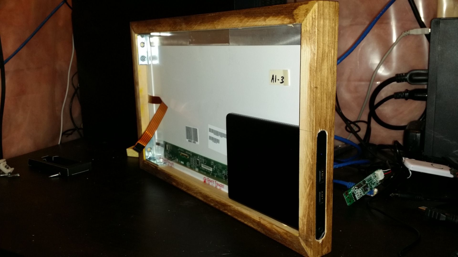 Touchscreen Wall Mounted Family Sync & Home Control Panel : 7 Steps ...