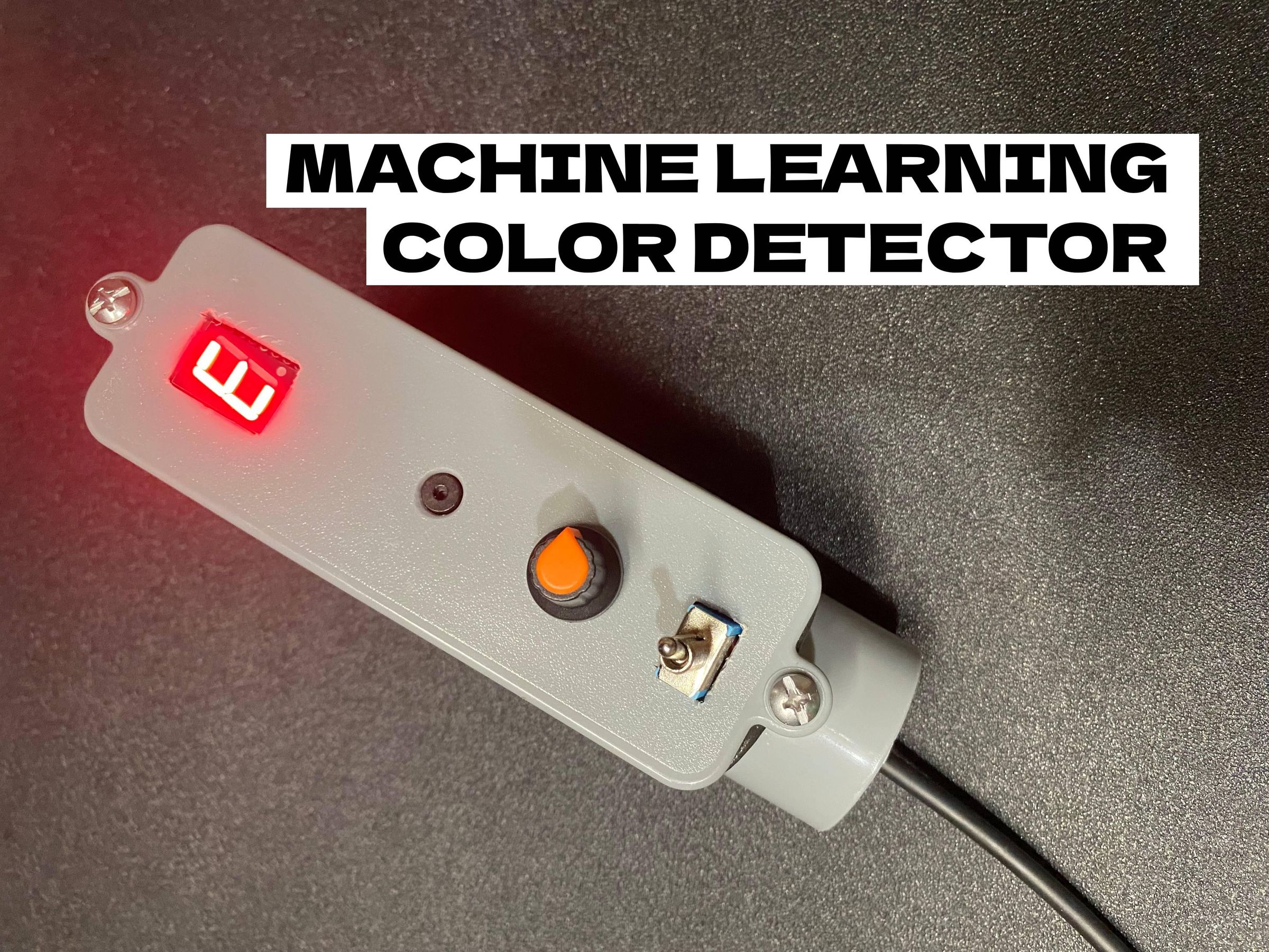 Machine Learning Powered Color Detector (On Any Microcontroller!) : 6 ...