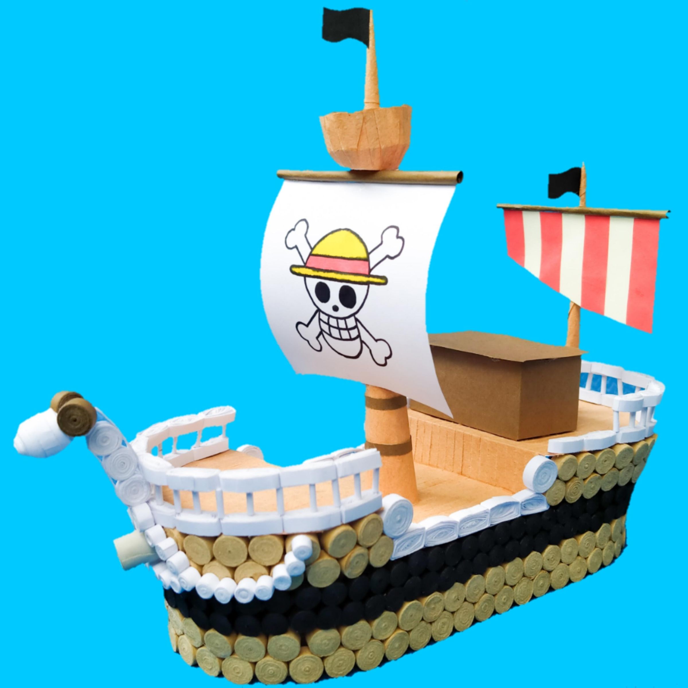 Paper Quilled Ship (inspired by One Piece) : 7 Steps (with Pictures ...