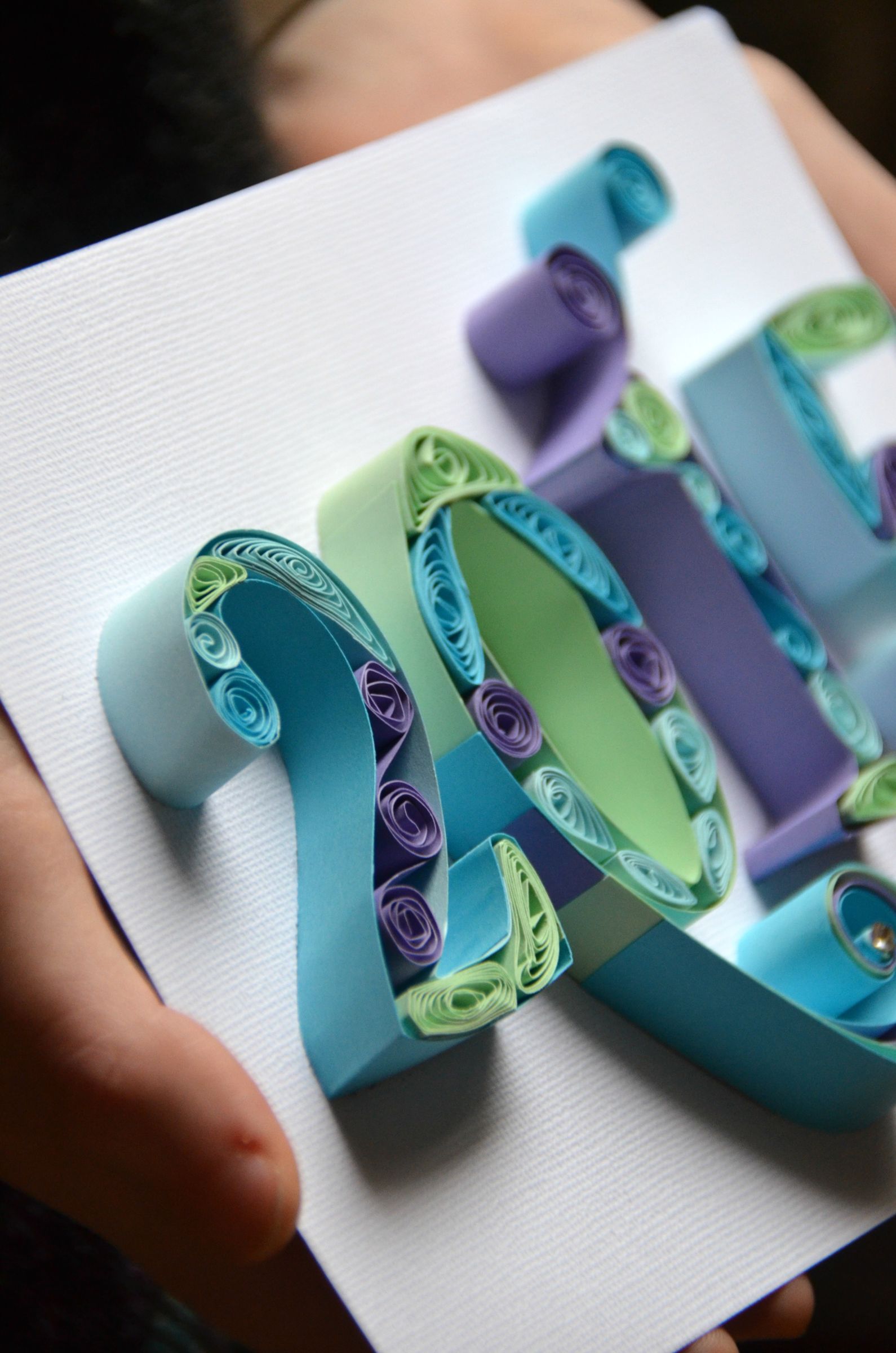 Paper Quilling Numbers 2015 : 6 Steps (with Pictures) - Instructables