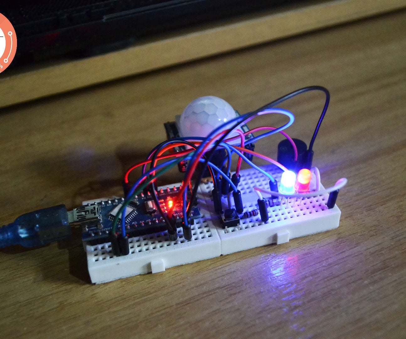 Mini Alarma Pir Arduino 3 Steps Instructables